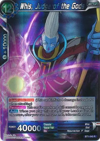 Whis, Judge of the Gods (BT1-043) [Galactic Battle] – Doe's Cards