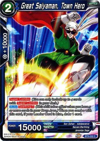 Great Saiyaman, Town Hero (BT5-032) [Miraculous Revival] – Doe's Cards