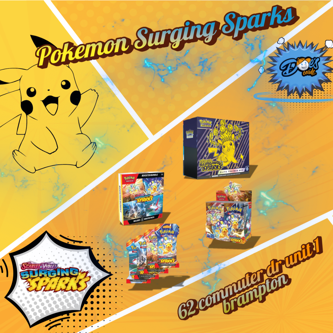 Pokemon Scarlet & Violet Surging Sparks – Doe's Cards