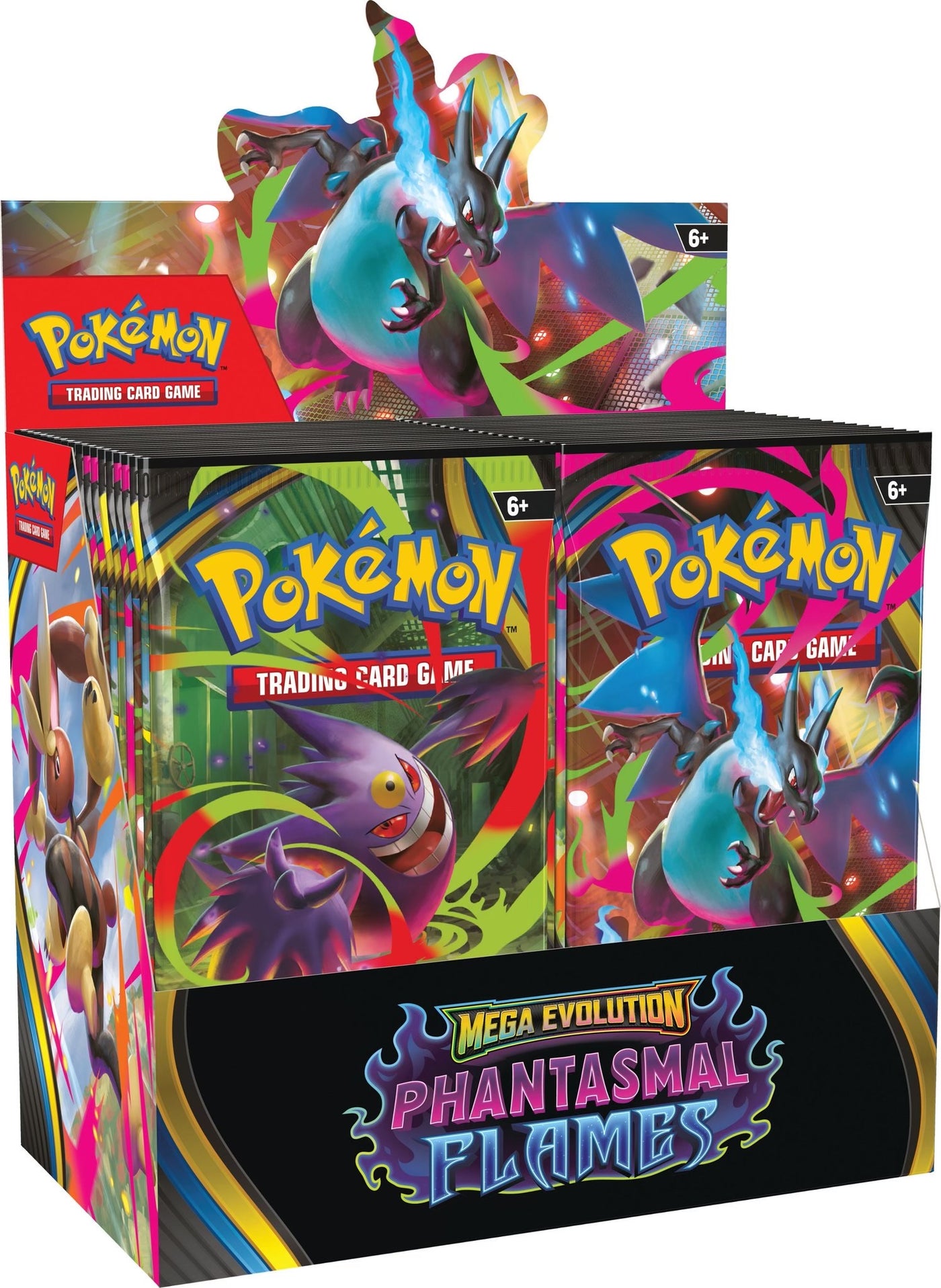 Pokemon Mega Evolution - Phantasmal Flames - Booster Box (Pre Order ...