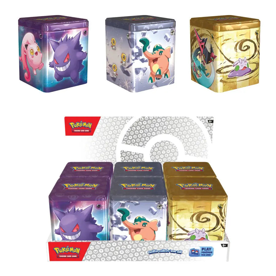 Pokemon 2024 Stacking tins Q1 (Set of 3) – Doe's Cards