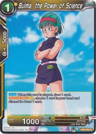 Bulma, the Power of Science (DB3-090) [Giant Force] – Doe's Cards