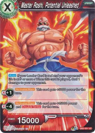 Master Roshi, Potential Unleashed (DB3-001) [Giant Force] – Doe's Cards