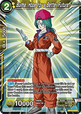 Bulma, Hope for a Better Future (Rare) (BT13-105) [Supreme Rivalry ...