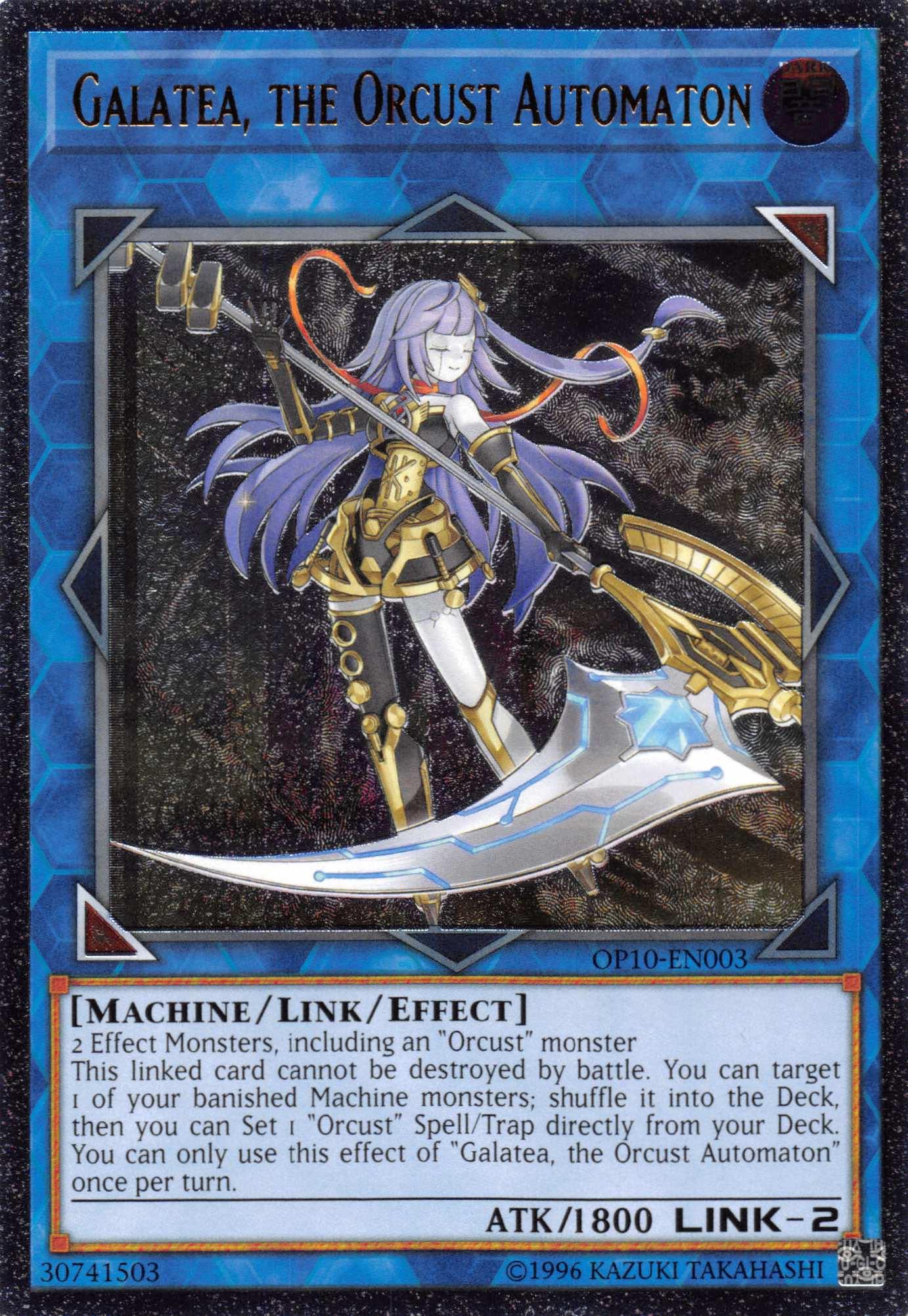 Galatea, the Orcust Automaton [OP10-EN003] Ultimate Rare – Doe's Cards