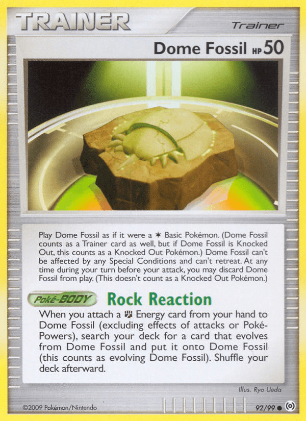 Dome Fossil (92/99) [Platinum: Arceus] – Doe's Cards