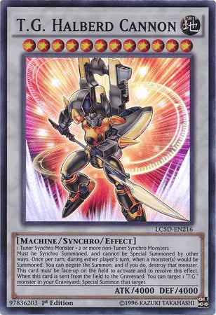 T.G. Halberd Cannon [LC5D-EN216] Super Rare – Doe's Cards