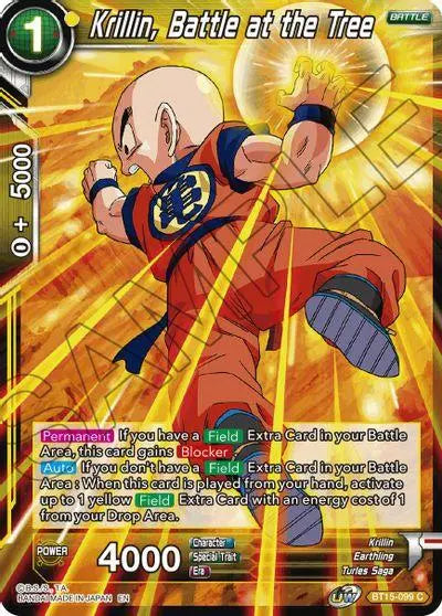 Krillin, Battle at the Tree (BT15-099) [Saiyan Showdown] – Doe's Cards
